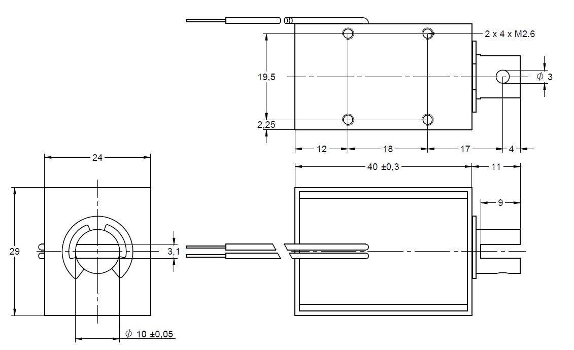 Offene Hubmagnet - Transmotec