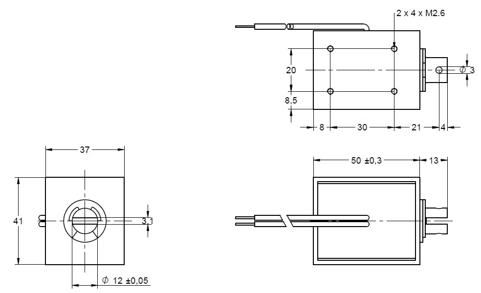 Offene Hubmagnet - Transmotec