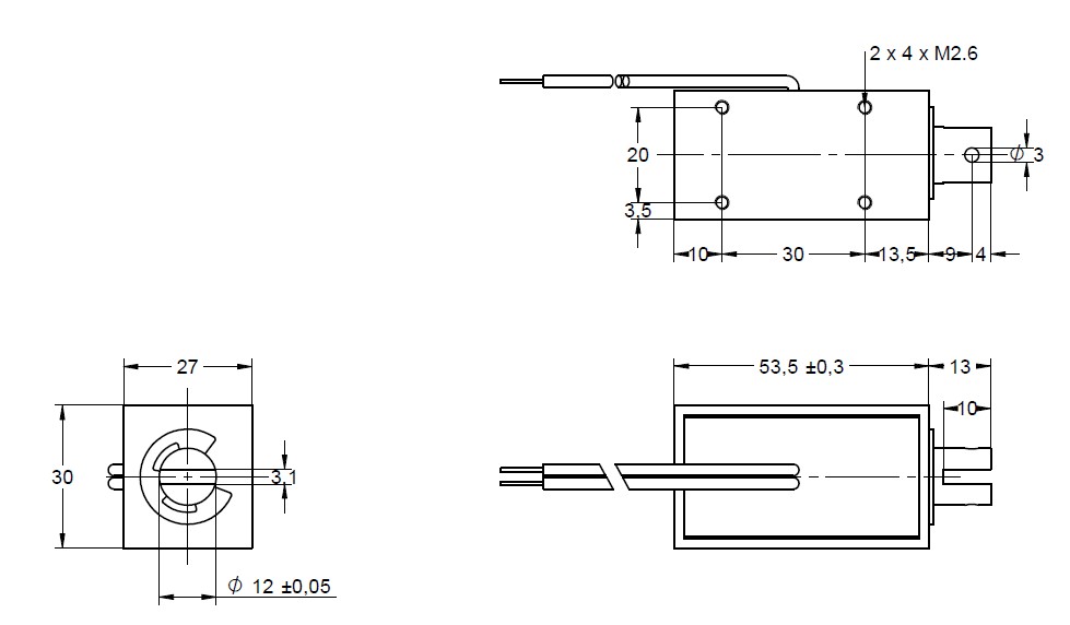 Offene Hubmagnet - Transmotec